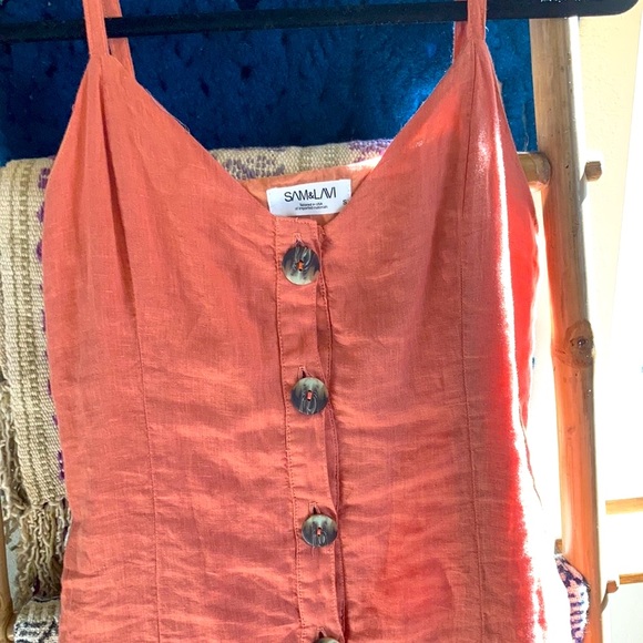 Sam & Lavi | Dresses | Sam Lavi 0 Linen Dress | Poshmark